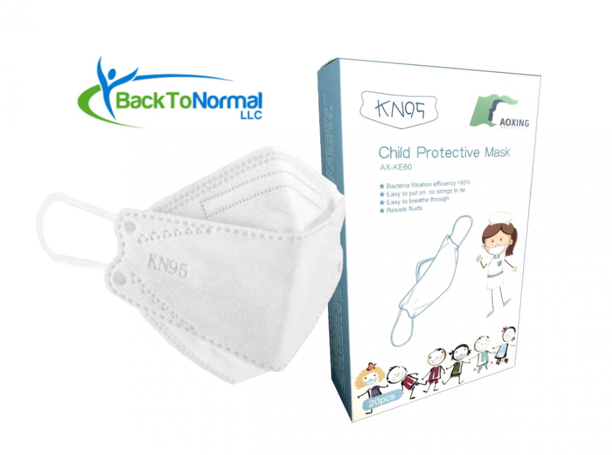 AOXING KN95 Kids Respirator (10 Masks / Pack) - Back To Normal