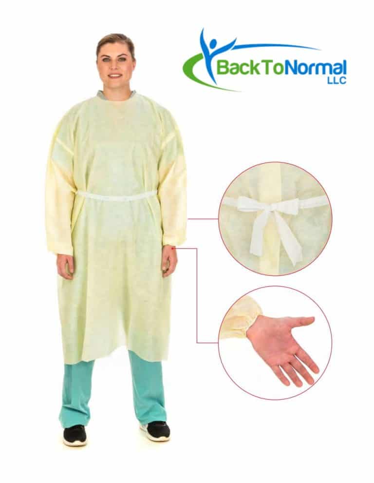 Cardinal Health Medical Isolation Gown Level 2 AAMI (10 Gowns / Pack ...