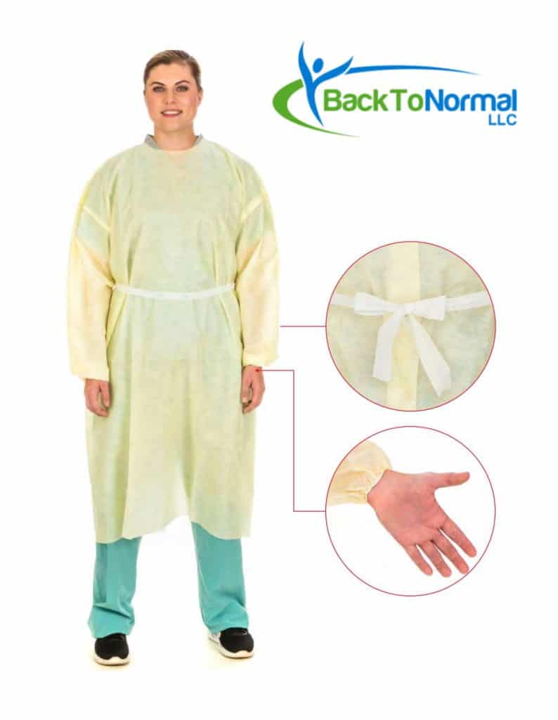 Cardinal Health Medical Isolation Gown Level 2 AAMI (10 Gowns / Pack ...